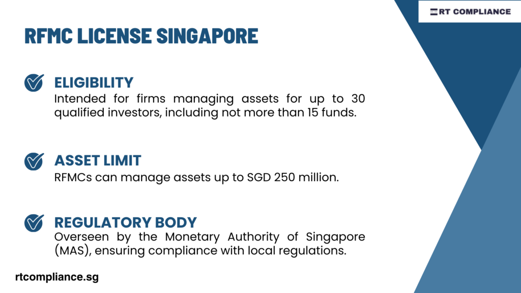 RFMC license in Singapore